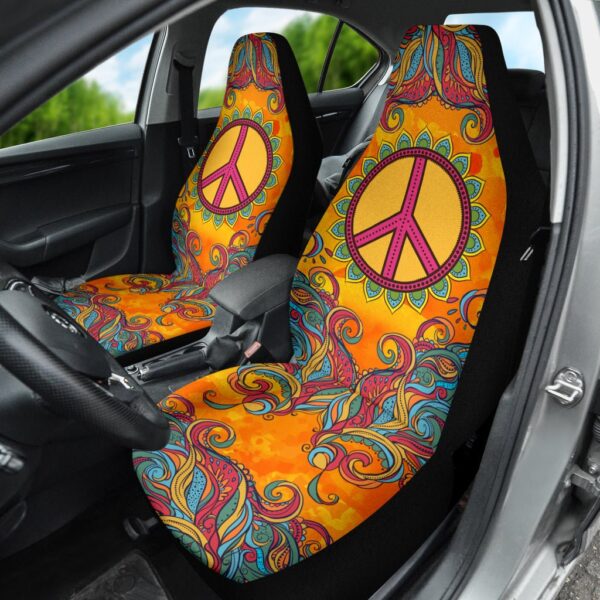 Hippe Peace Mandala Hippie Car Seat Covers - Musicdope90s
