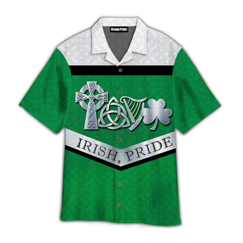 Irish Pride St Patrick's Day Aloha Hawaiian Shirts - Musicdope90s