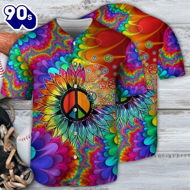 Hippie Turtle Art Undersea Baseball Jersey Shirt - Musicdope90s