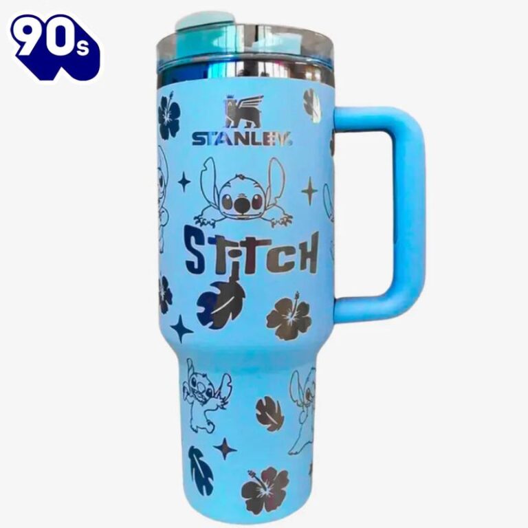 40oz Stitch Stanley Stainless Steel Tumbler - Musicdope90s