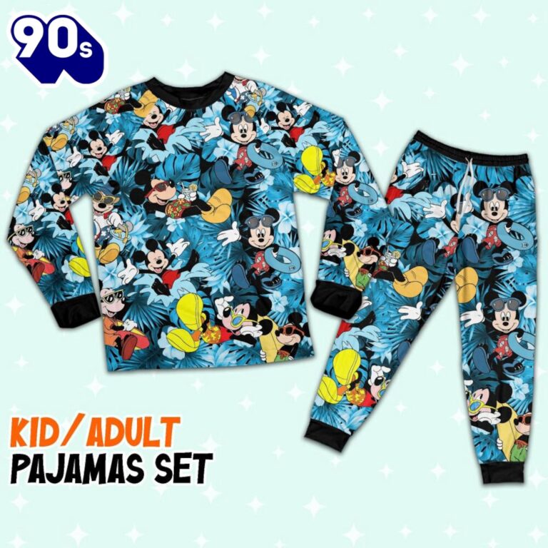 Custom Disney Princesses Colorful Pajamas - Family Disneyland Matching ...