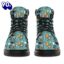 Ferret Leather Boots Animal Custom Shoes Funny Ferret Lover Gift ...