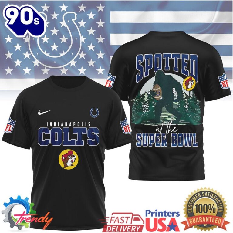Indianapolis Colts 2026 NFL Spotted at the Super Bowl 3D Shirt ...