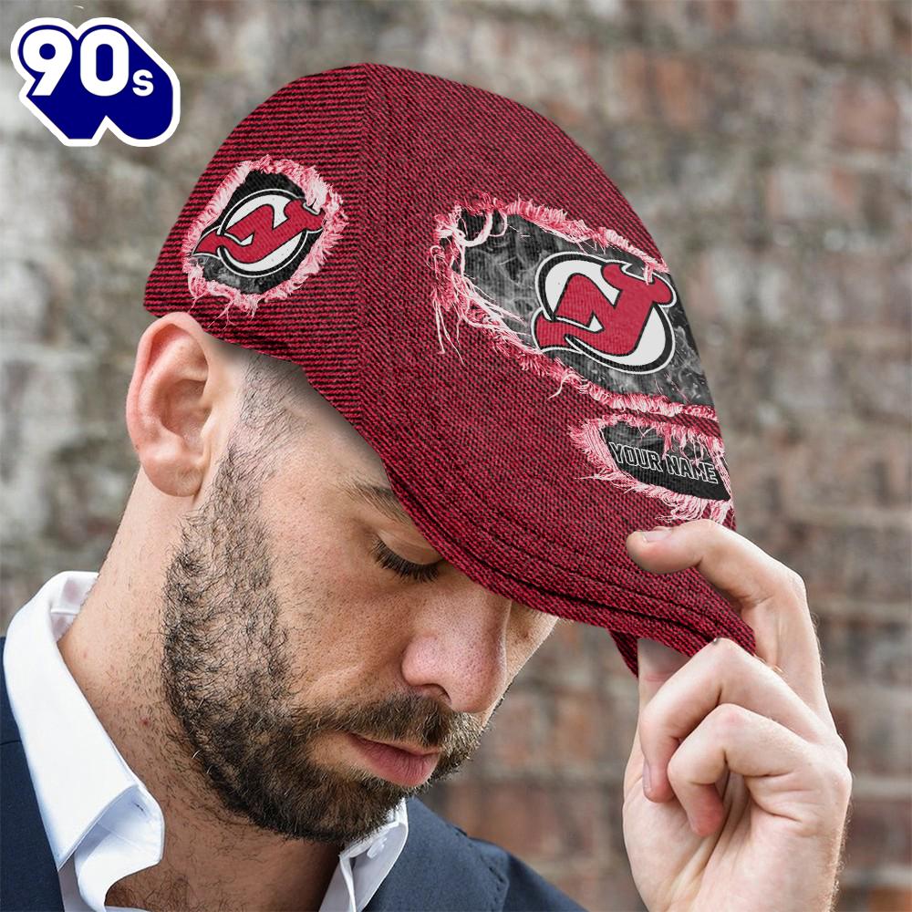 New Jersey Devils Jeff Cap Custom Your Name - Musicdope90s