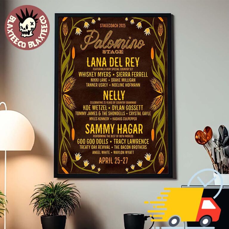 Stagecoach 2025 Palomino Stage Lineup Poster On April 25Canvas ...